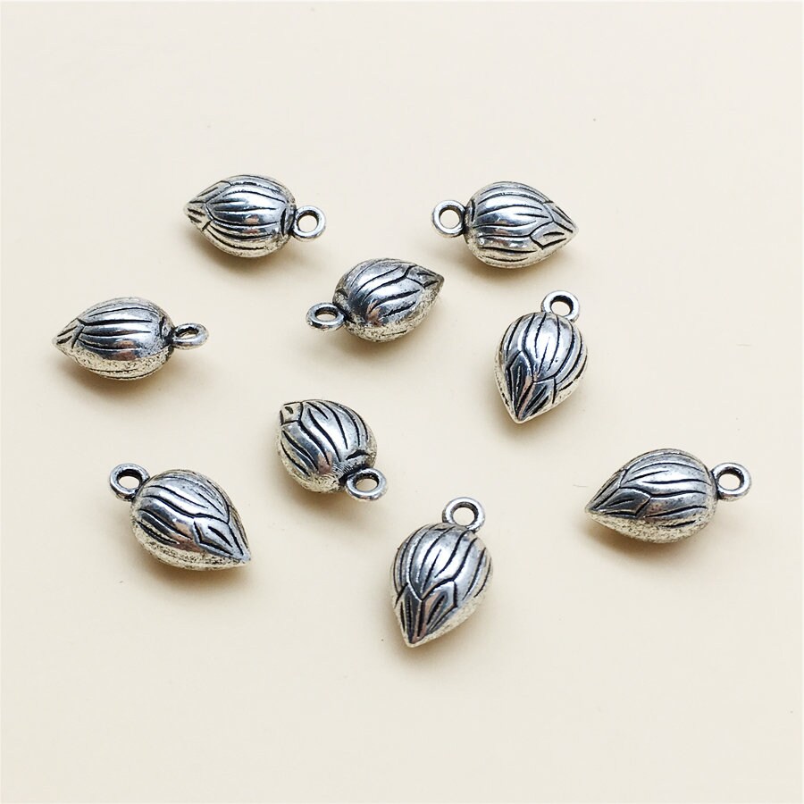 30PCS 3D Lotus Seed Charms Lotus Seed Pendants Antique | Etsy