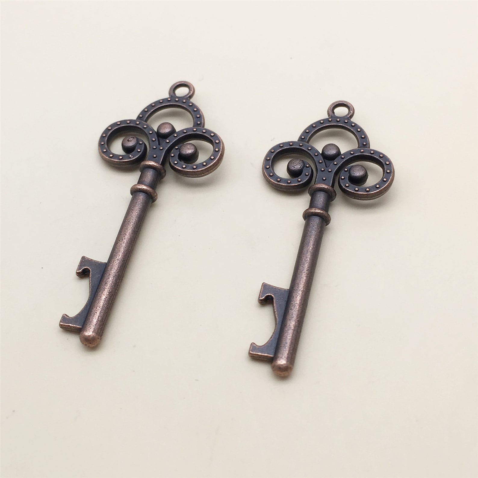 20pcs Antique Red Copper Key Charms Key Pendant Key Charm - Etsy