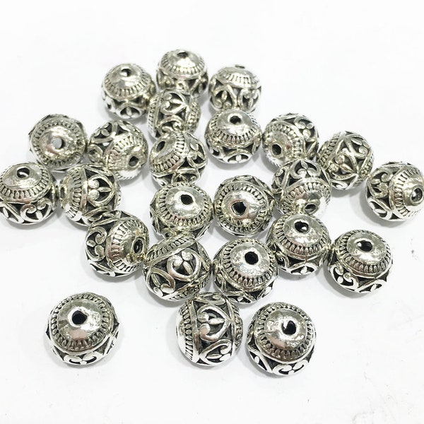 Antique Silver Beads - Etsy
