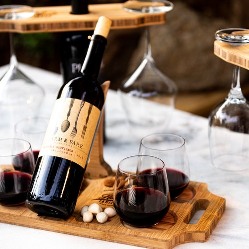 Wine Presentation Board Personalized Four Styles and Gift - Etsy