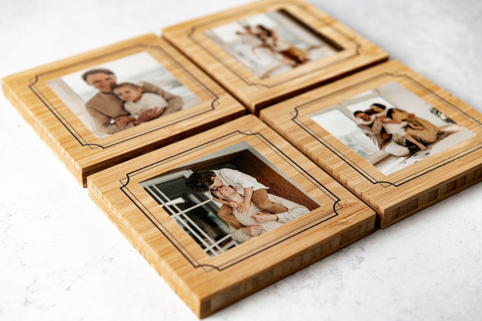 Custom Photo Wood Coasters - Etsy