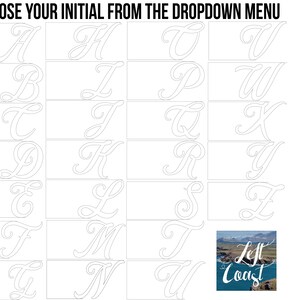 Minimalist Initial Board by Left Coast Original - Etsy