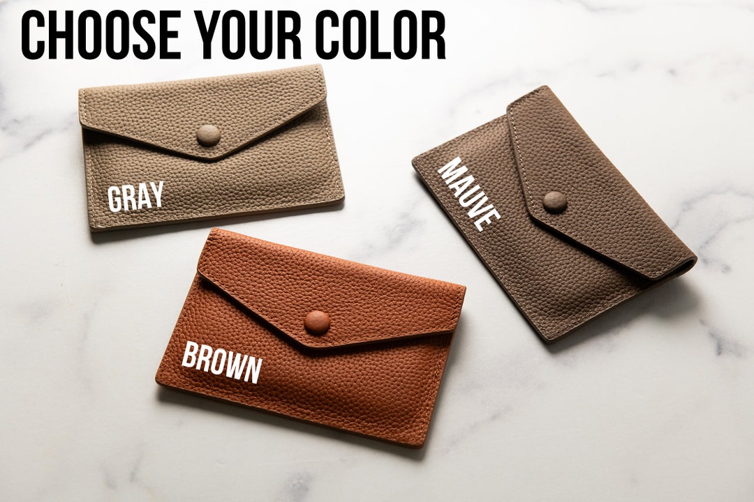 The Santa Rosa Genuine Leather Wallet Personalized Custom Engraved ...