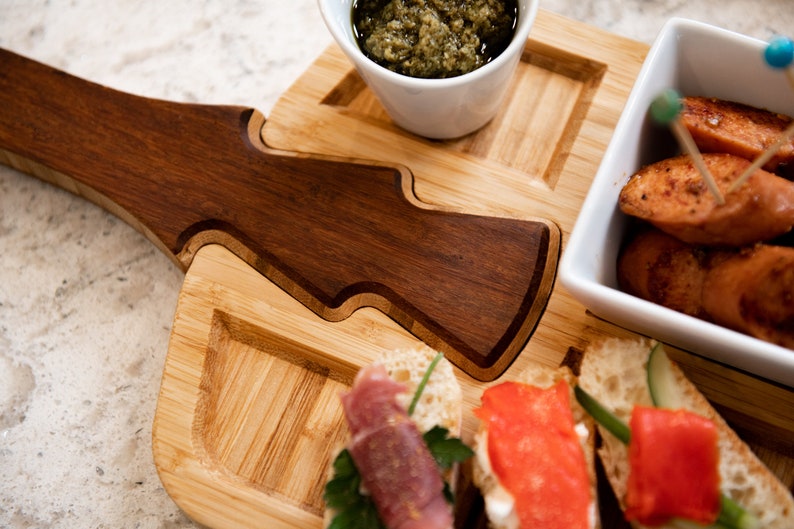 Personalized Tapas Board Serving Tray for Appetizers and Charcuterie ...