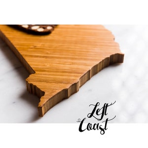 Personalized Rhode Island State Shaped Cutting Board | 16 Options - Etsy