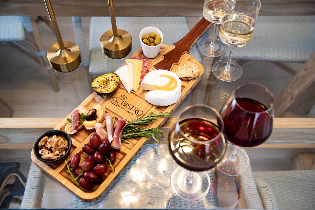 Personalized Tapas Board Serving Tray for Appetizers and Charcuterie With Handle - Etsy