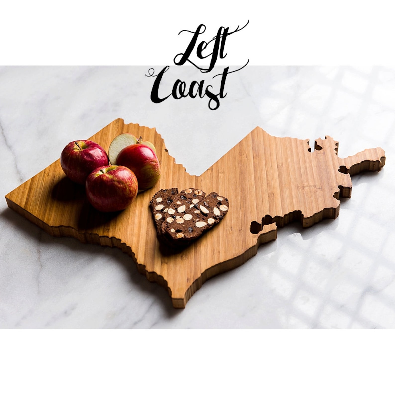 Personalized Louisiana State Shaped Cutting Board by Left | Etsy