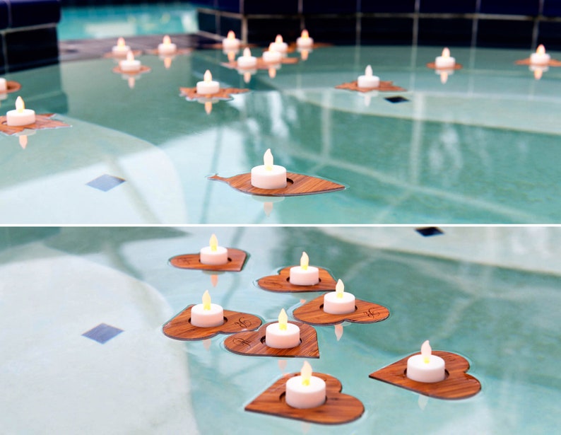 Personalized Engraved Tea Light Holders by Left Coast Original | Etsy