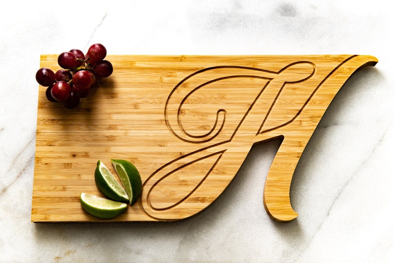 Minimalist Initial Board by Left Coast Original - Etsy