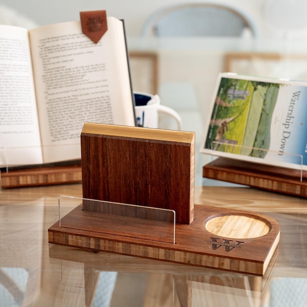 Wood Book Rest Stand - Etsy