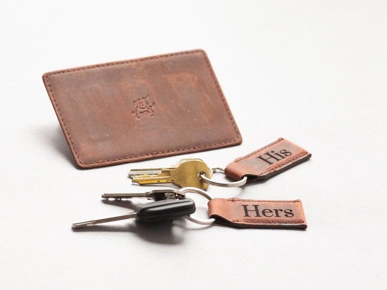 Personalized Wall Mounted Magnetic Leather Keychain The Key | Etsy