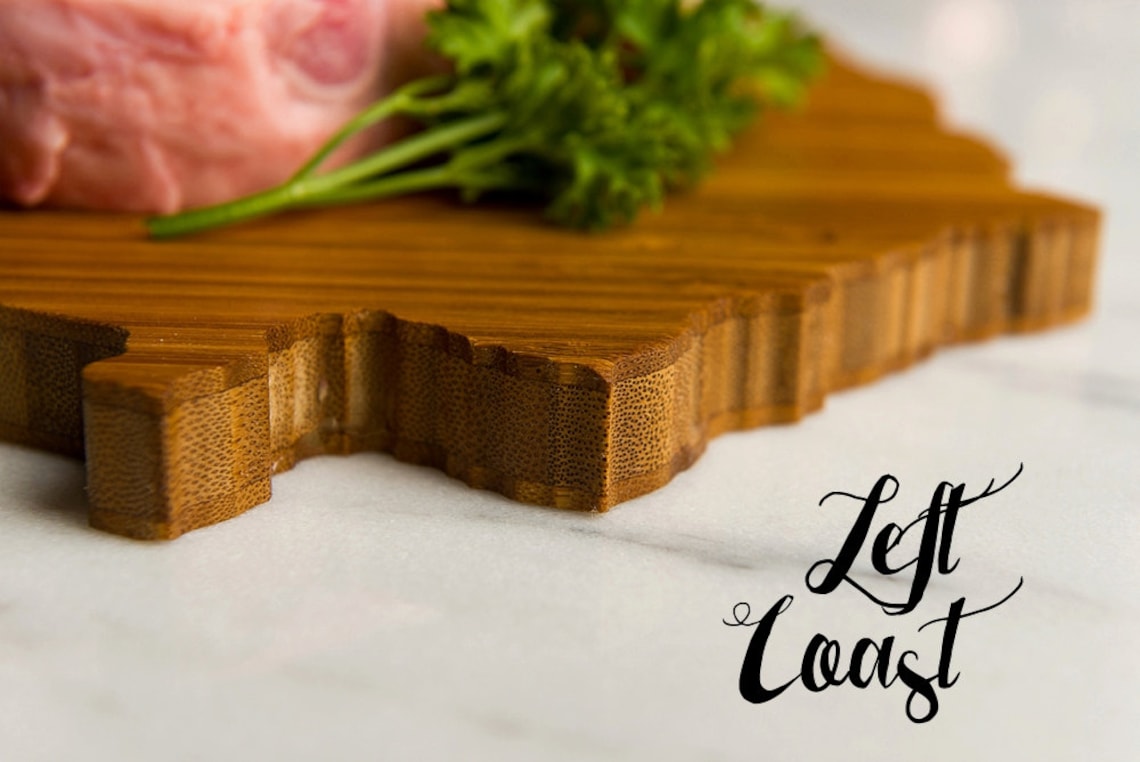 Personalized Georgia State Shaped Cutting Board 3 Options - Etsy