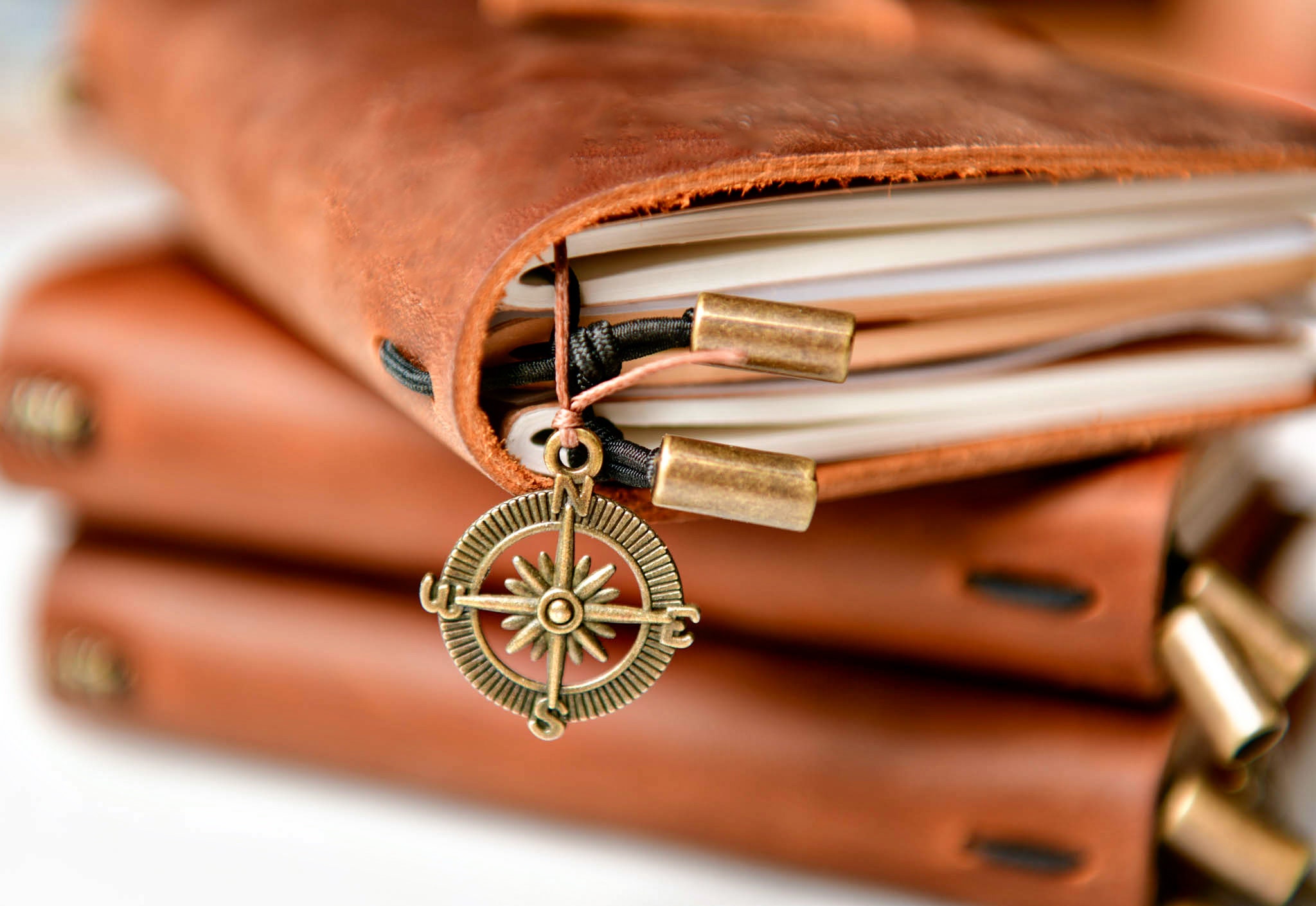 Personalized Distressed Leather Journal by Left Coast Original | Etsy