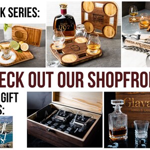 Personalized Whiskey Box Set, Engraved Whiskey Glasses, Custom Whiskey ...