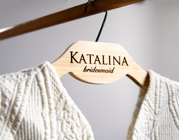 5 Shapes to Choose From Personalized Wooden Hanger the | Etsy