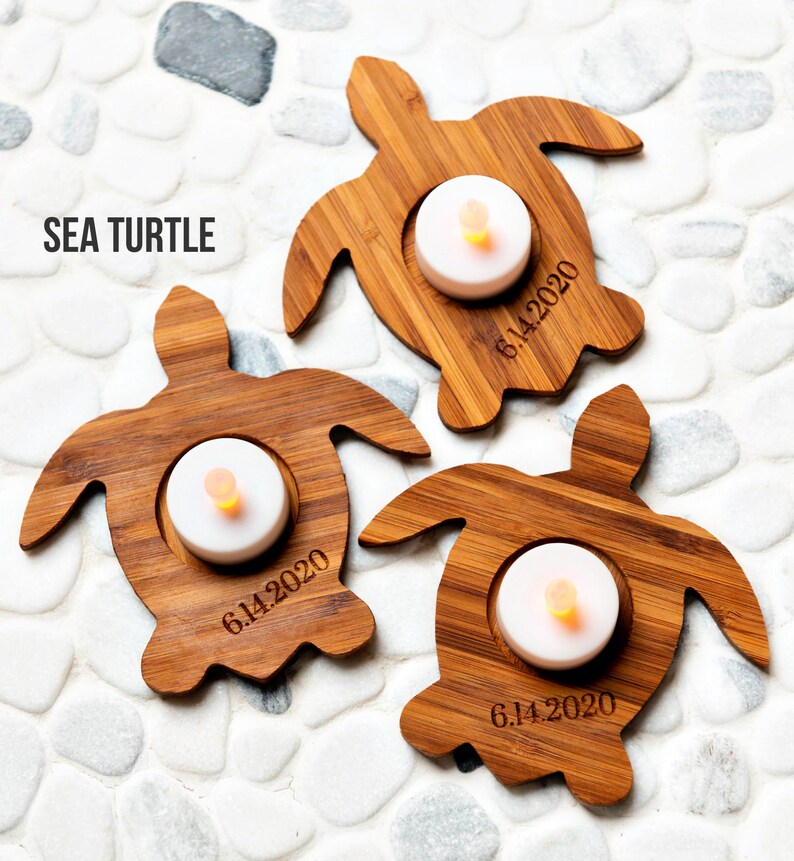 Personalized Engraved Tea Light Holders by Left Coast Original | Etsy