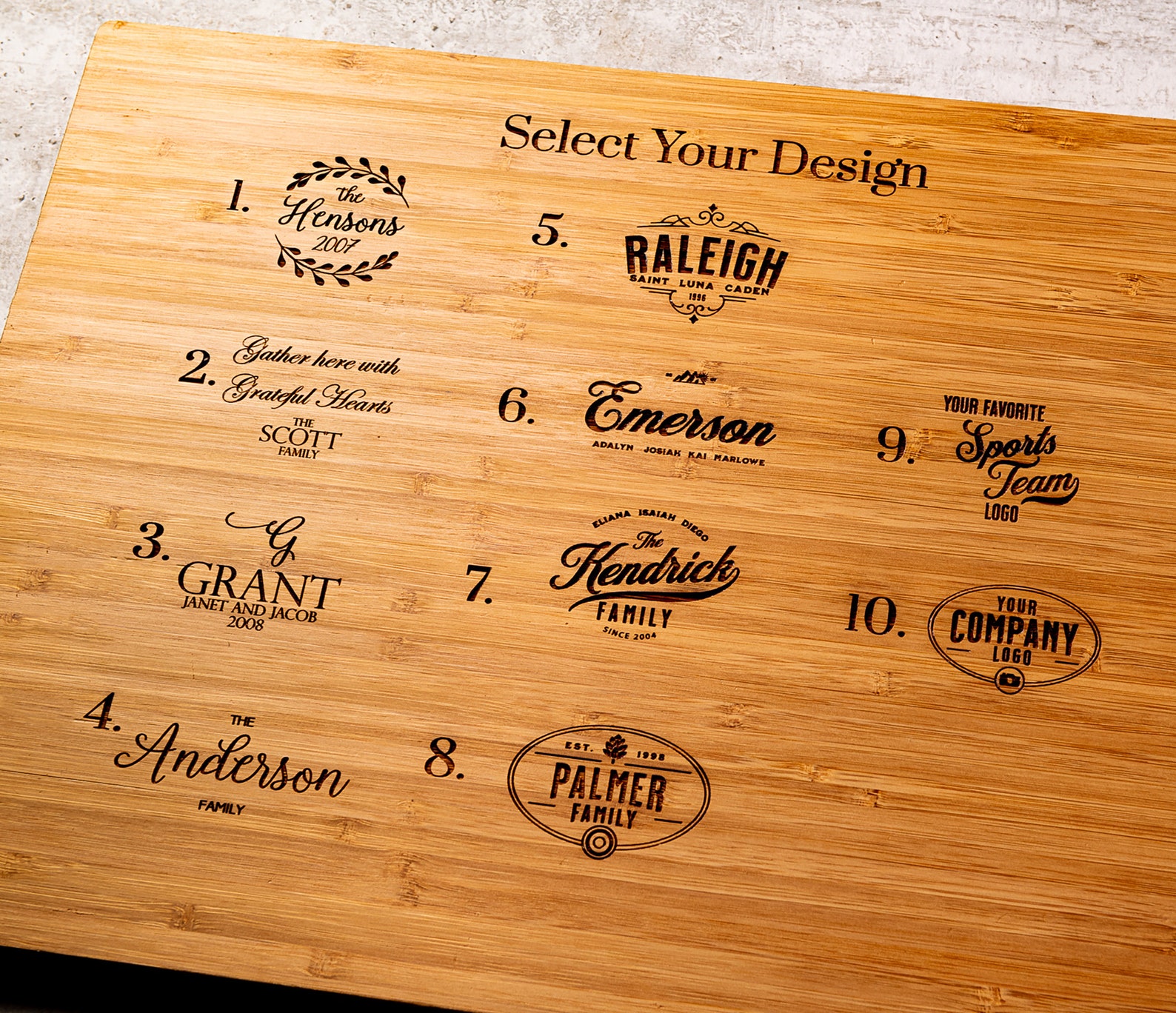 Personalized Glissando Board and Mise En Place Boards by - Etsy