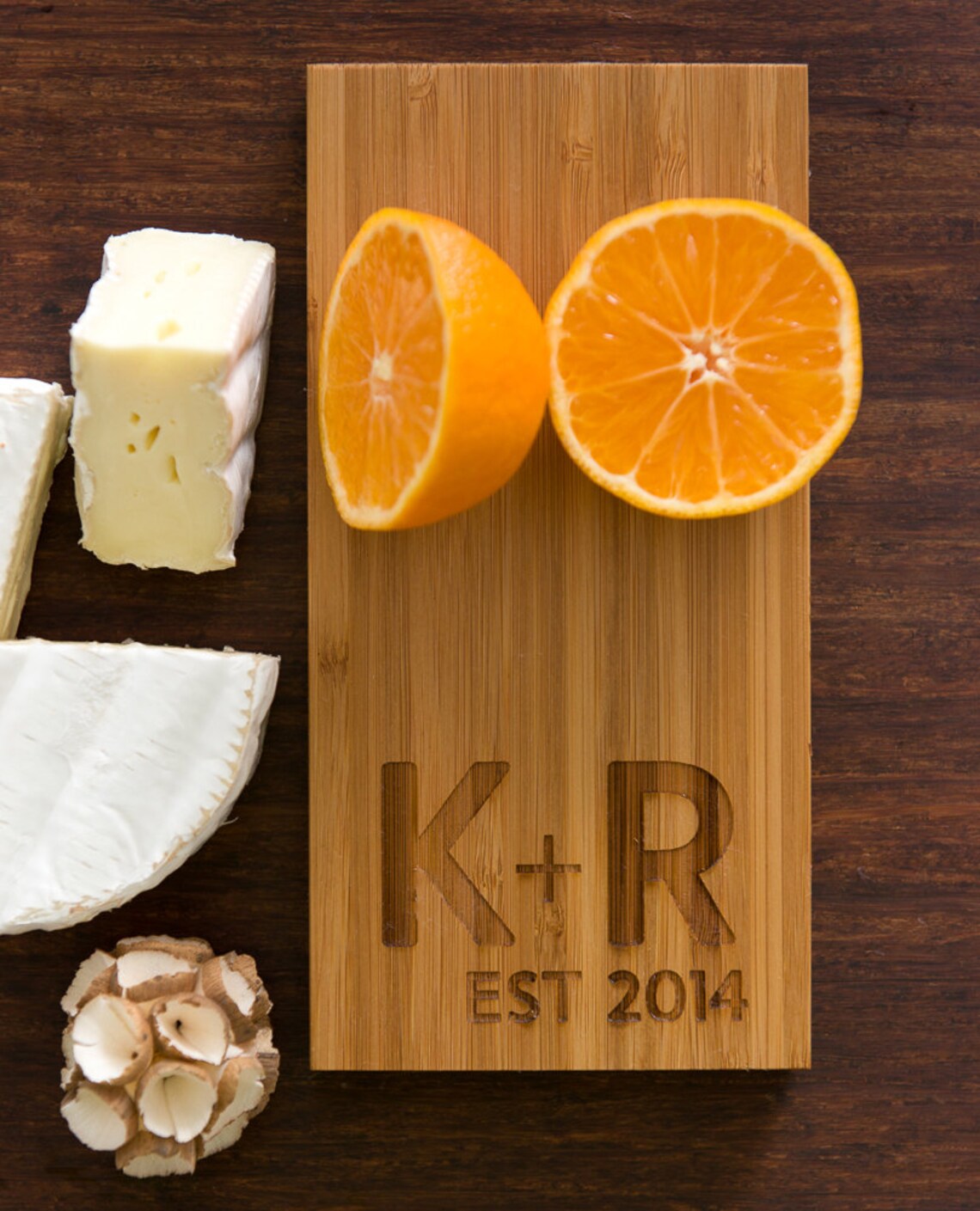 Personalized Initials Engraved Cheese Board Design #138 - Etsy