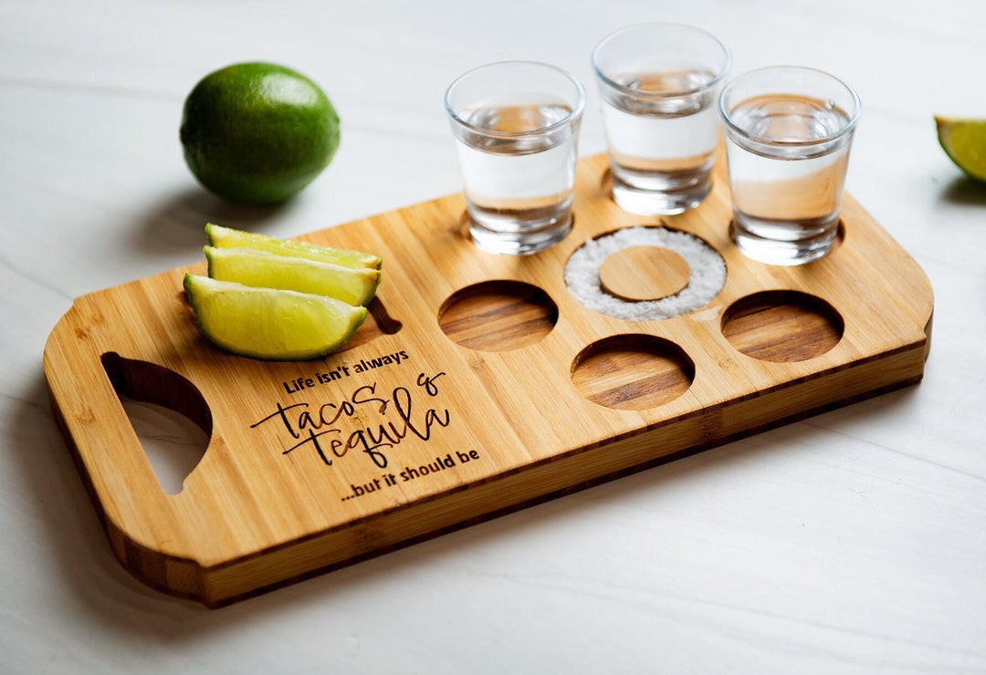 Personalized Round O' Shots Board - Custom Engraving - Etsy