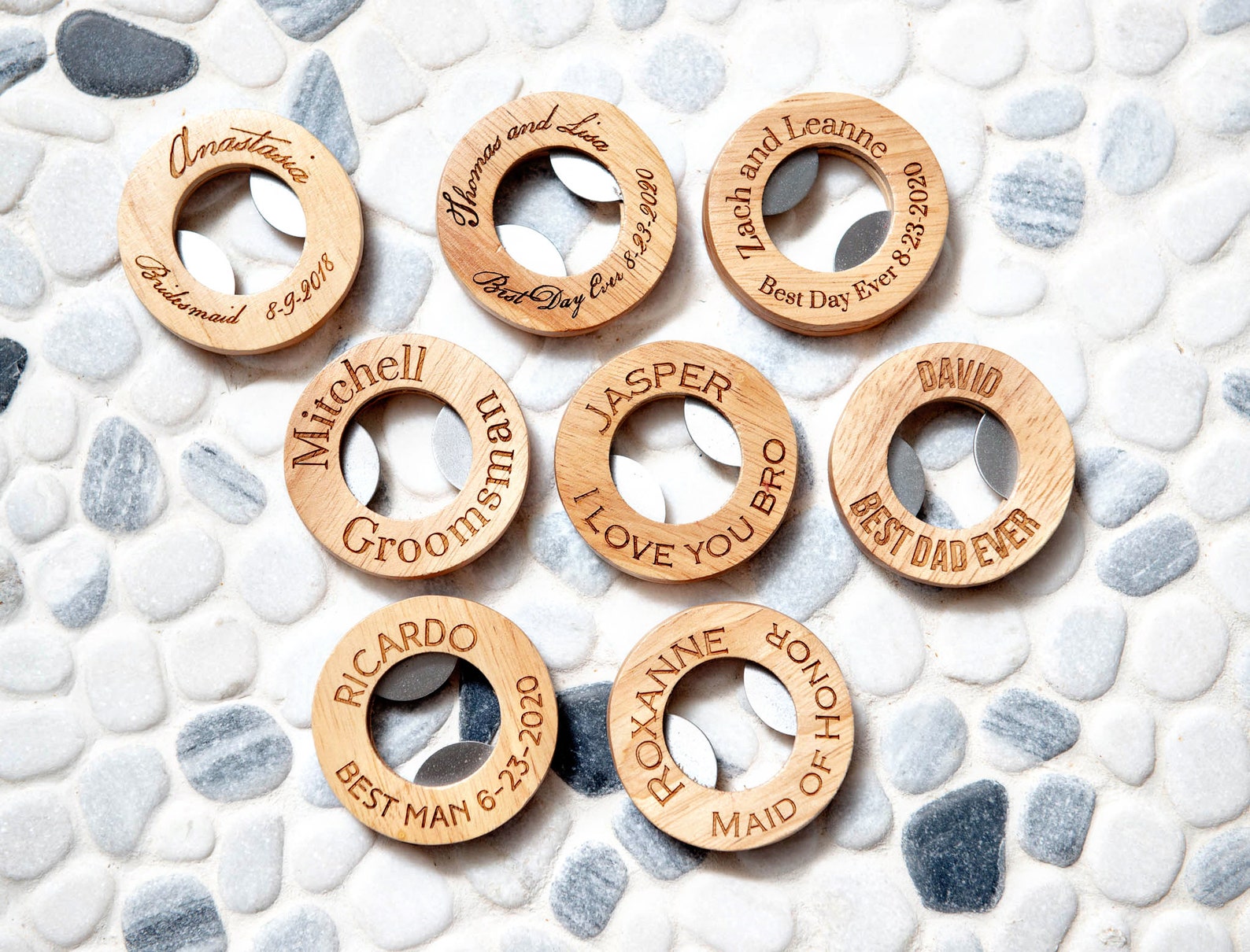 Personalized Engraved Circle Bottle Openers - Etsy
