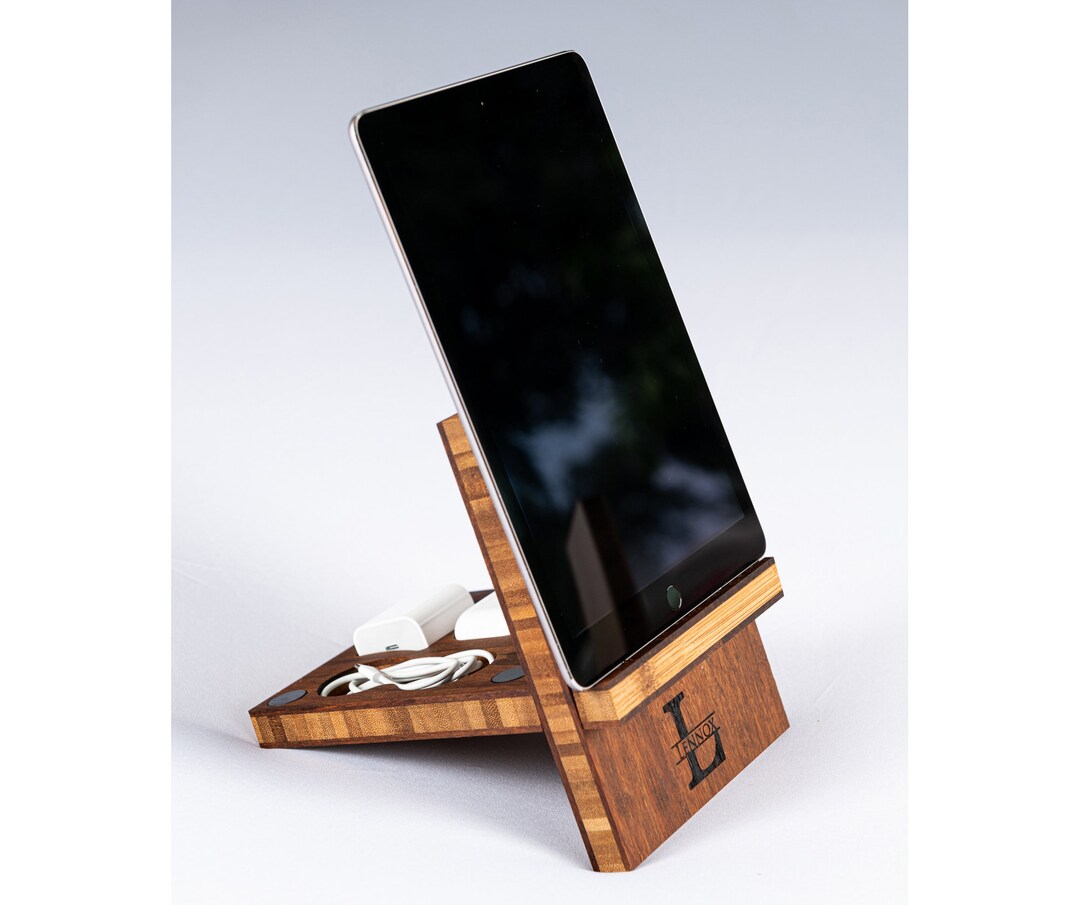 Magnetic Stand Personalized Phone or Tablet Organizer Dock - Etsy