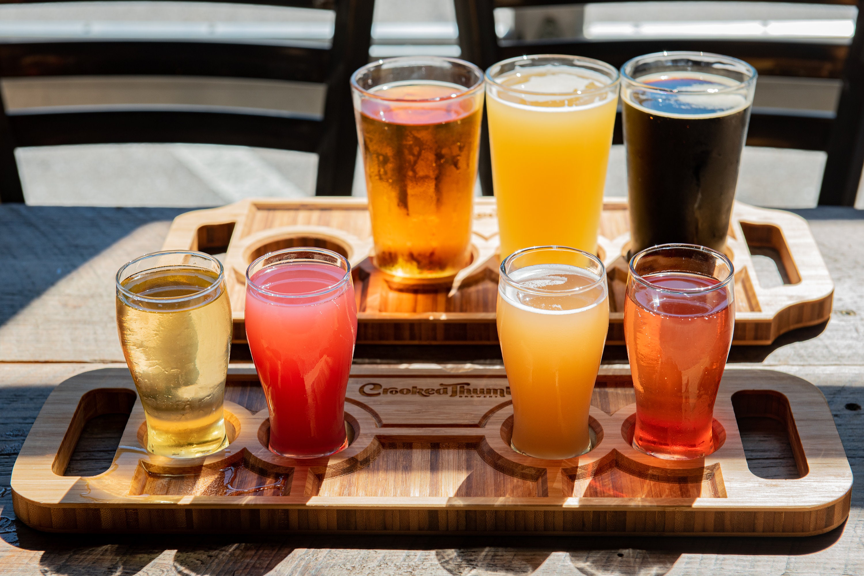 Personalized Beer Flight Tray With Optional Beer Glasses - Etsy