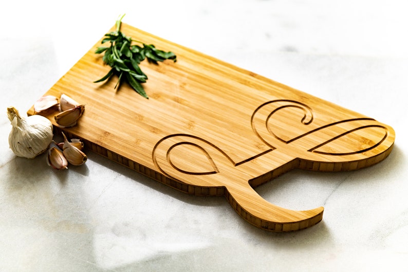 Minimalist Initial Board by Left Coast Original - Etsy