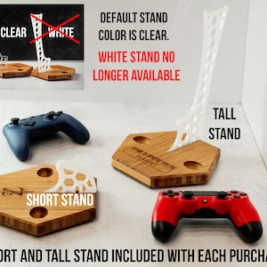 Personalized Wood Stand and Charging Station Gaming Controllers Gift ...
