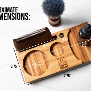Personalized Beard Kit Caddy, Bathroom Organizer for Men, Gift for Him ...