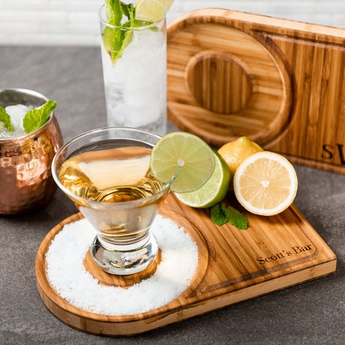 Personalized Cocktail and Decanter Trays/boards 4 Styles and - Etsy