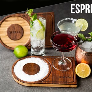 Personalized Cocktail and Decanter Trays/boards - 4 Styles and Gift ...