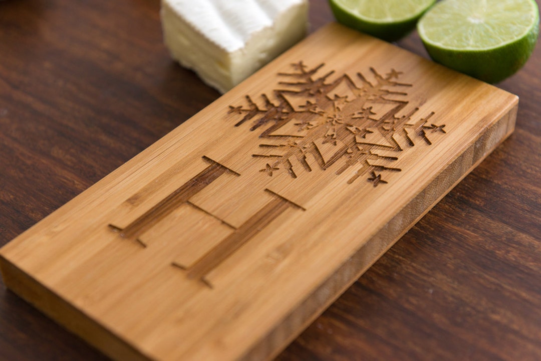 Personalized Snowflake Cheese Board Design 140 - Etsy