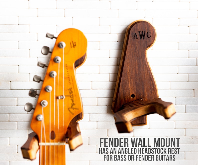 Personalized Wall Mount Custom Headstock Shapes by Left Coast Original ...