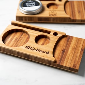 Personalized Beard Kit Caddy, Bathroom Organizer for Men, Gift for Him ...