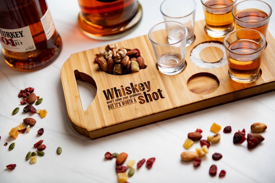 Personalized Round O' Shots Board - Custom Engraving - Etsy