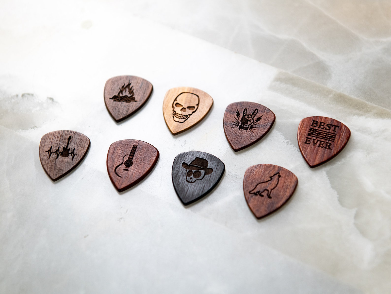 Personalized Guitar Picks With Case - Etsy