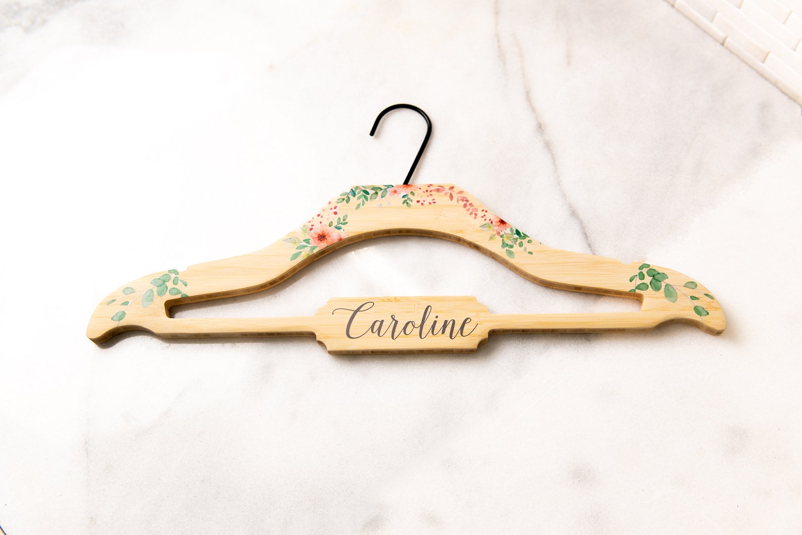 5 Shapes to Choose From Personalized Wooden Hanger Vine or - Etsy