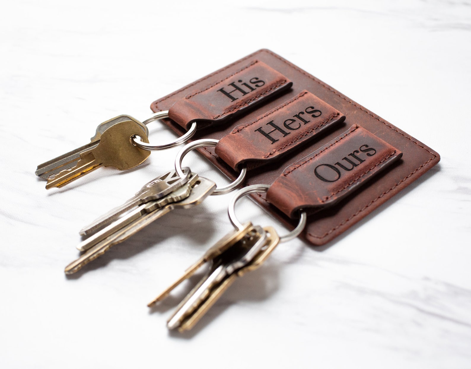 Personalized Wall Mounted Magnetic Leather Keychain - the Key West by ...