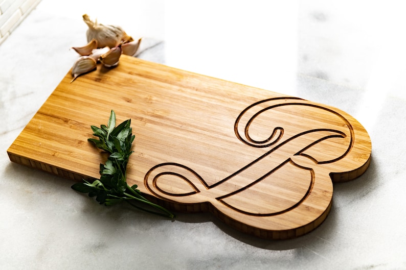 Minimalist Initial Board by Left Coast Original - Etsy