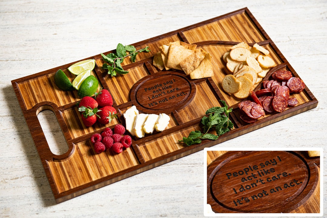Funny Custom Engraved Charcuterie Tray - Two Sizes Available - 45 ...