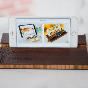 Zoom Meeting Engraved Tablet Stand by Left Coast Original - Etsy