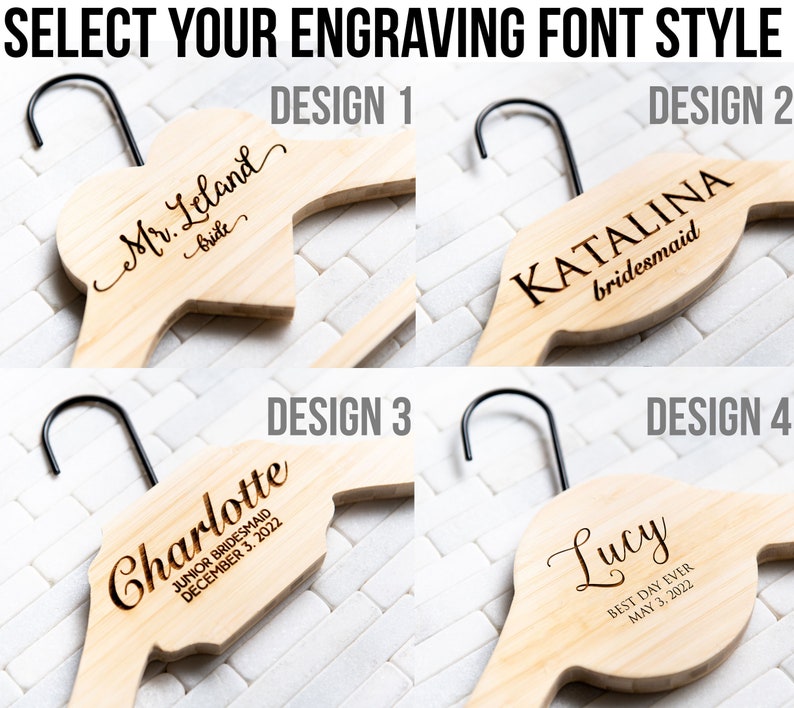 5 Shapes to Choose From | Personalized Wooden Hanger | the Woodwright ...