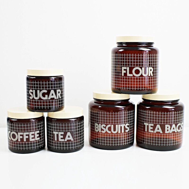 Vintage 1970s Canister - Etsy UK