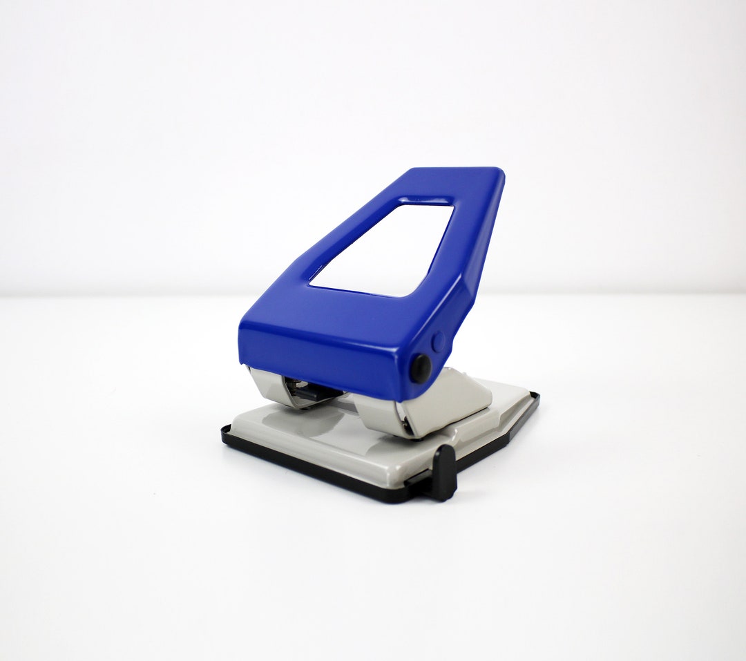 Blue Metal Hole Punch by CB 1980s - Etsy UK