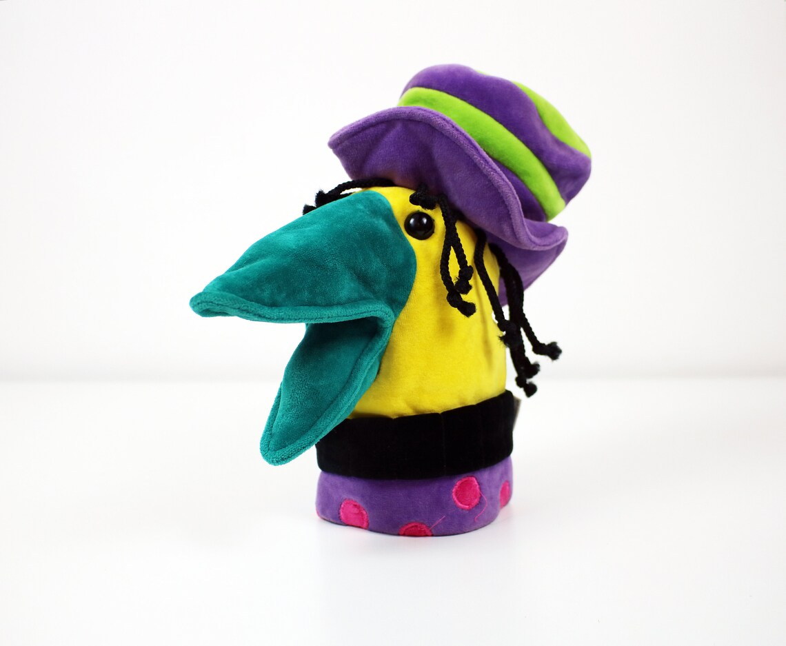 1990s Manhattan Toy Co. Funkadelic Bird Hand Puppet - Collectors Item ...
