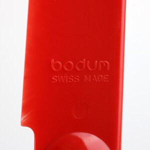 Bodum 1980s / 90s Modernist Picnic Flatware Set for 4 - Red Plastic ...