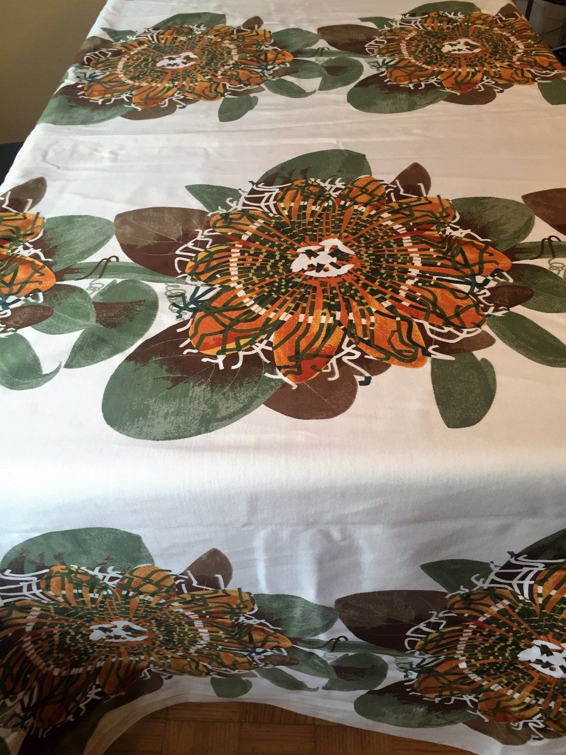 Rare Sanderson 1970s Pashonata Print Fabric lined Curtain 246cm X 147cm Rare Sanderson 1970s Pashonata Print Fabric lined Curtain 246cm X 147cm