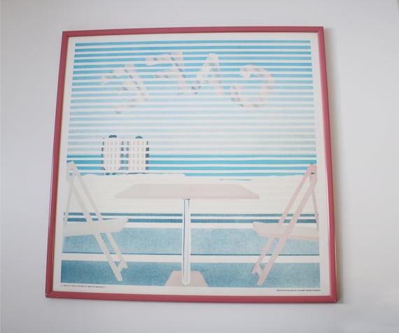 Original 1980s Timothy-v Birch Large Framed Print. Printed by | Etsy