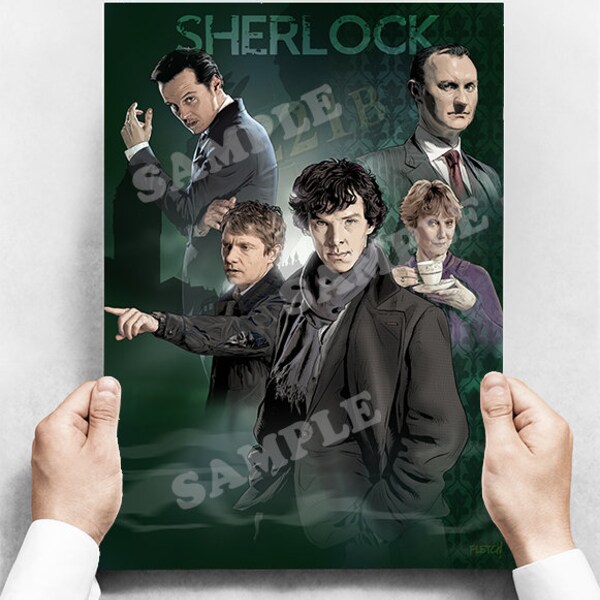 Sherlock Poster - Etsy