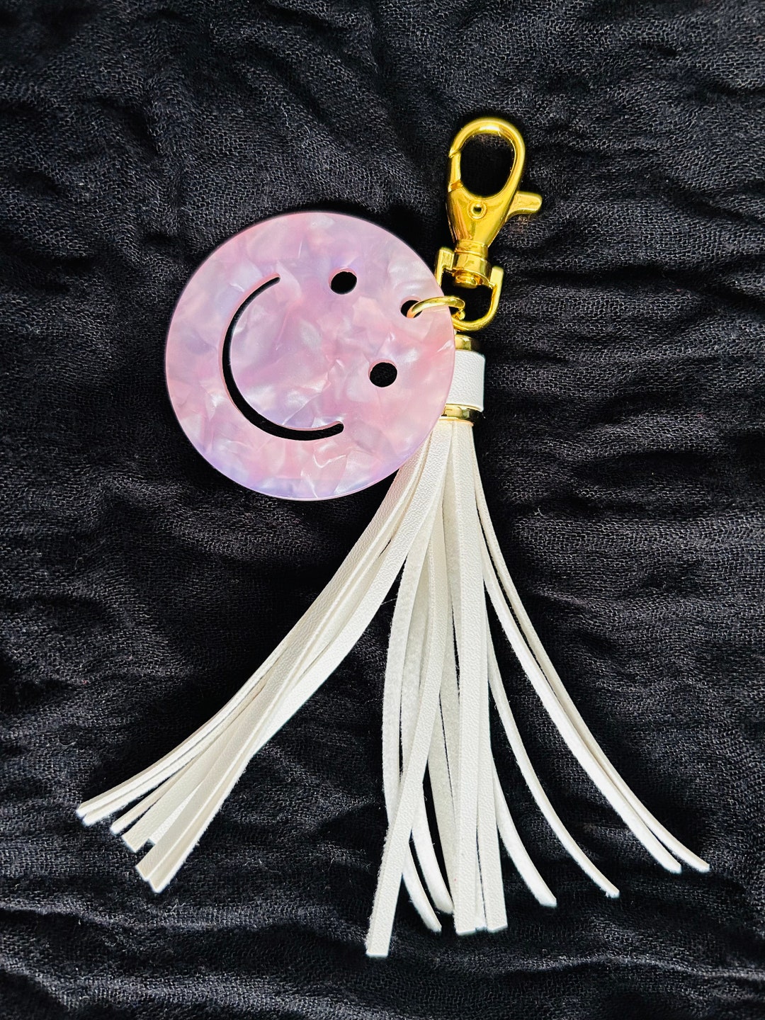 Smiley Face Keychain / Brighten Your Day Gift - Etsy